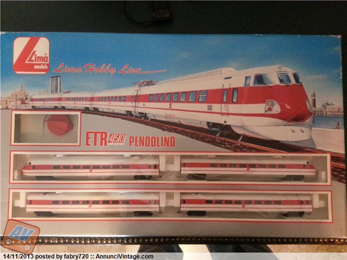 LIMA HOBBY LINE ETR450 PENDOLINO completo originale anni 80-90 ...