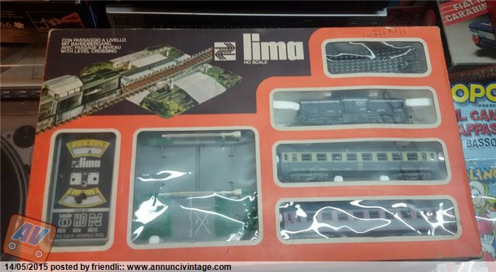 TRENINO ELETTRICO LIMA SCALA HO - con passaggio a livello ...